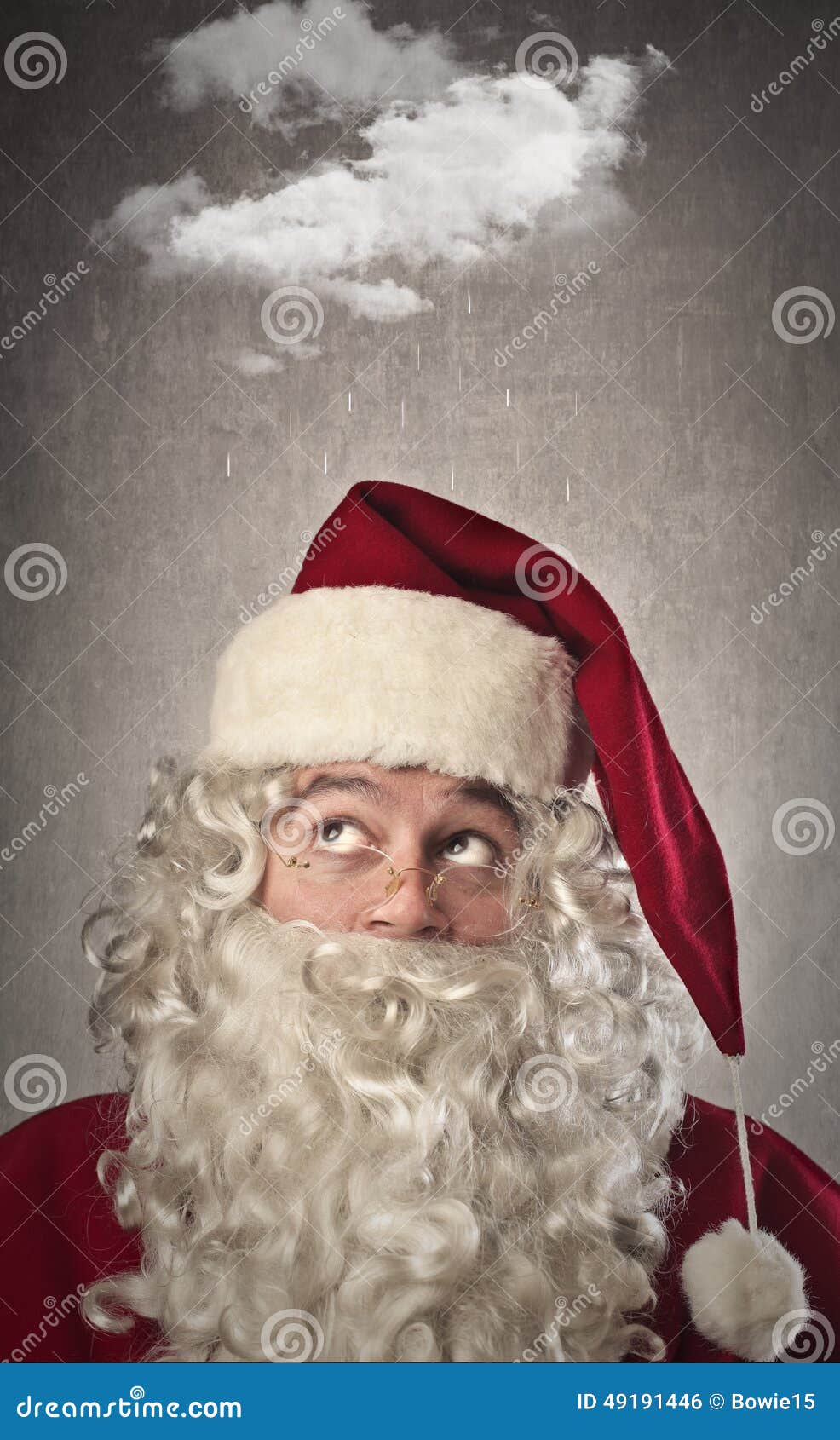 Clouds over Santa Claus stock photo. Image of christmas - 49191446