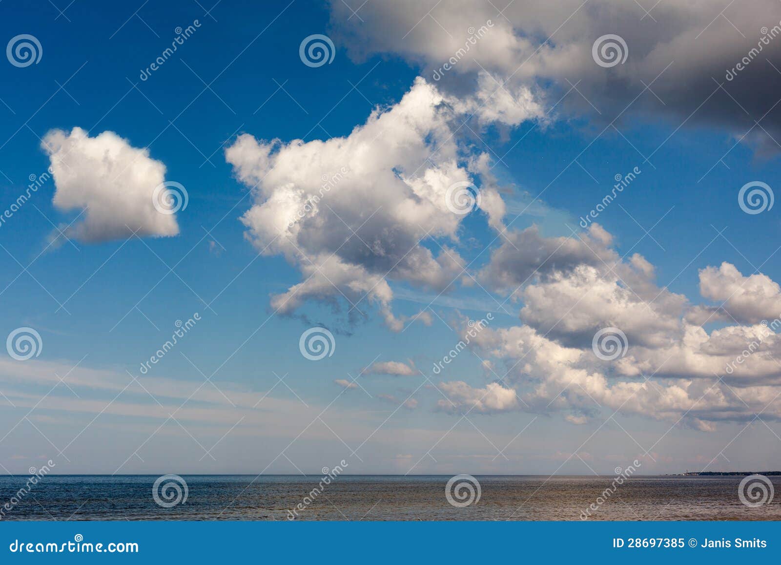 Clouds over sea. stock image. Image of white, abstract - 28697385