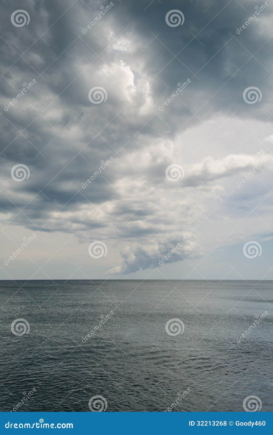 Clouds over the sea stock photo. Image of climate, cloudscape - 32213268