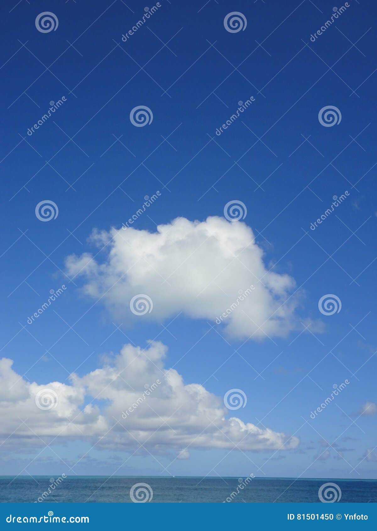 Clouds over sea, Hawaii stock photo. Image of wave, hawaii - 81501450