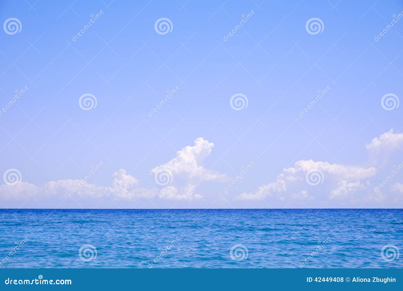 Clouds over the sea stock photo. Image of blue, colorful - 42449408