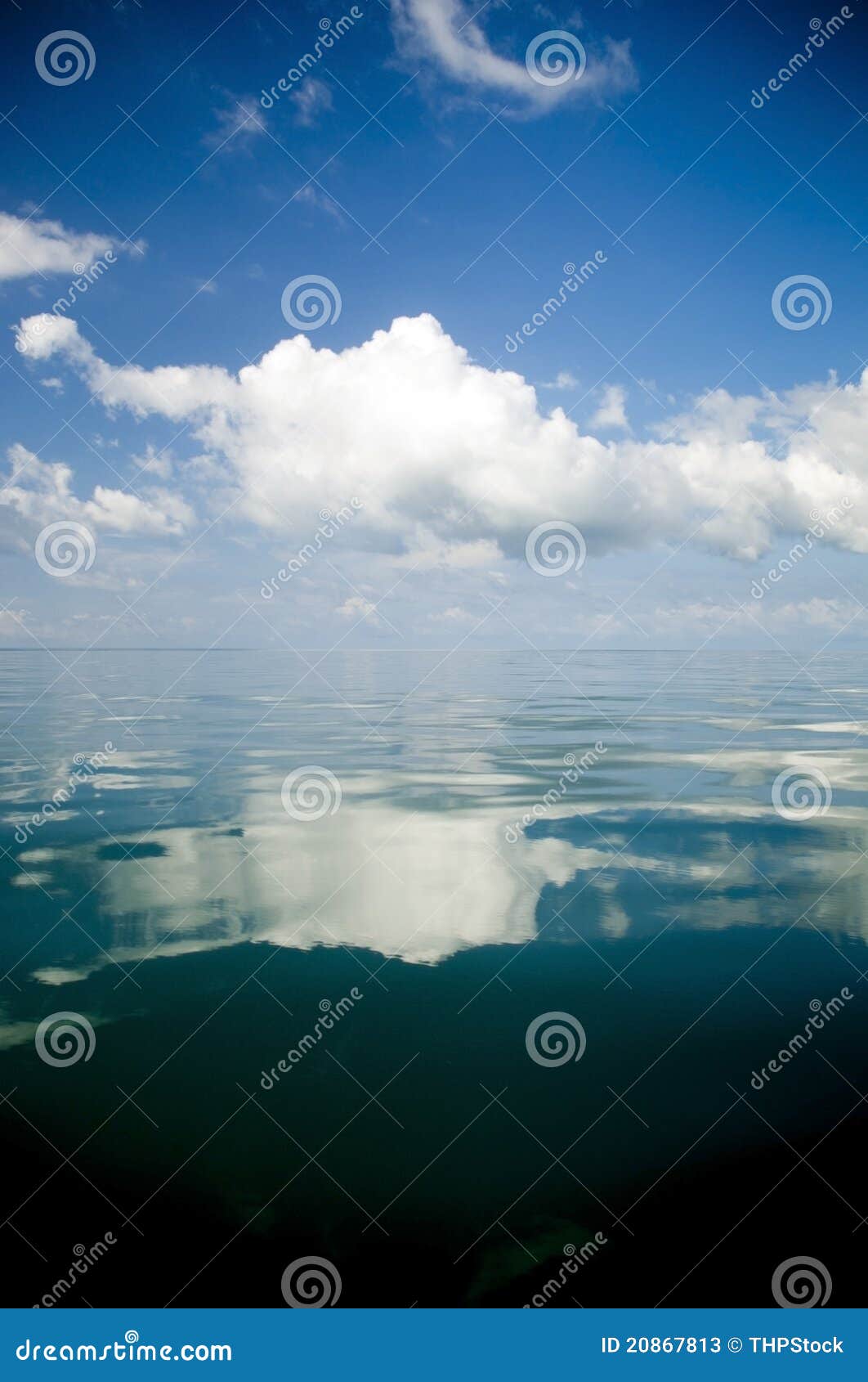Clouds Over Water stock image. Image of ripple, deep - 20867813
