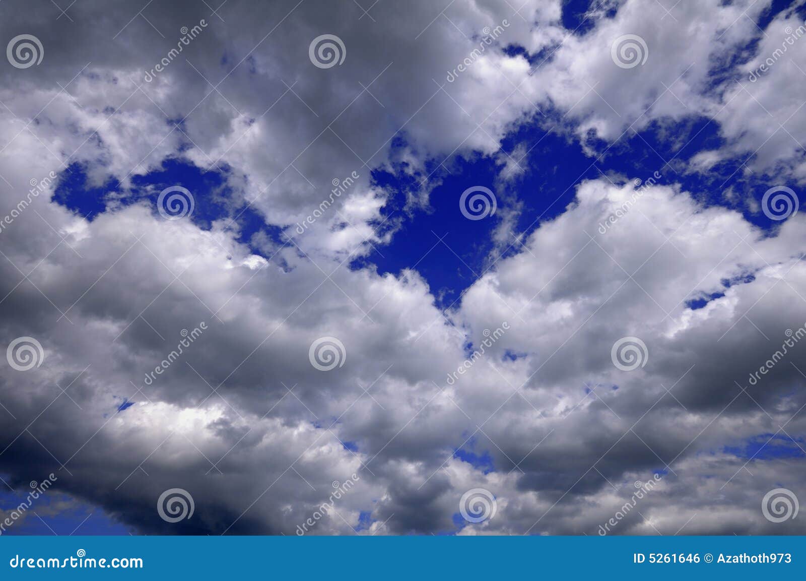 Clouds Pattern stock photo. Image of stratocumuli, cloud - 5261646