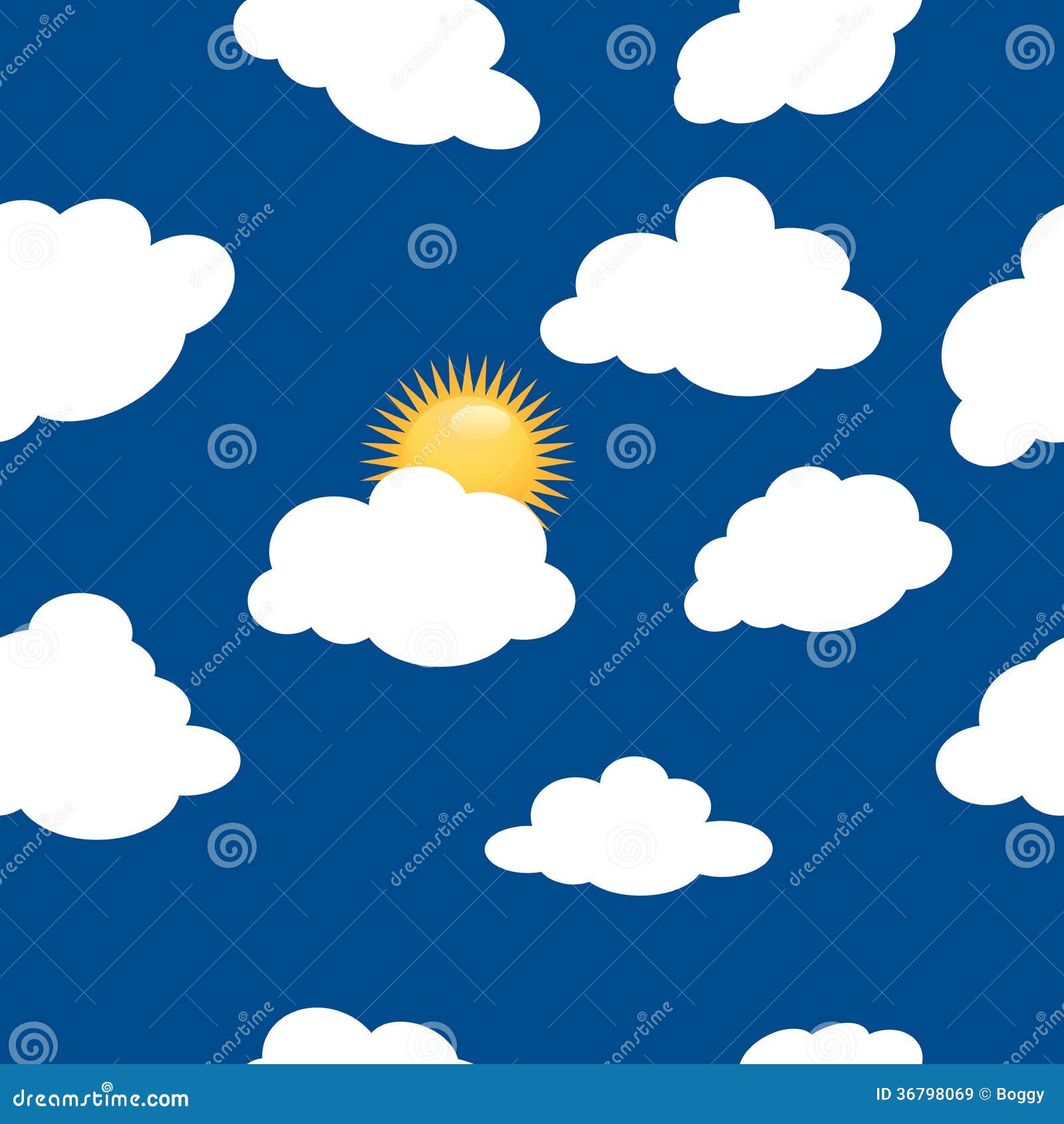 Clouds pattern stock vector. Illustration of abstract - 36798069