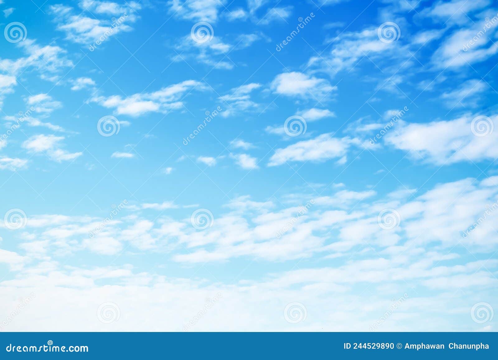 Clouds Patterns on Bright Blue Sky Natural Background Stock Photo ...