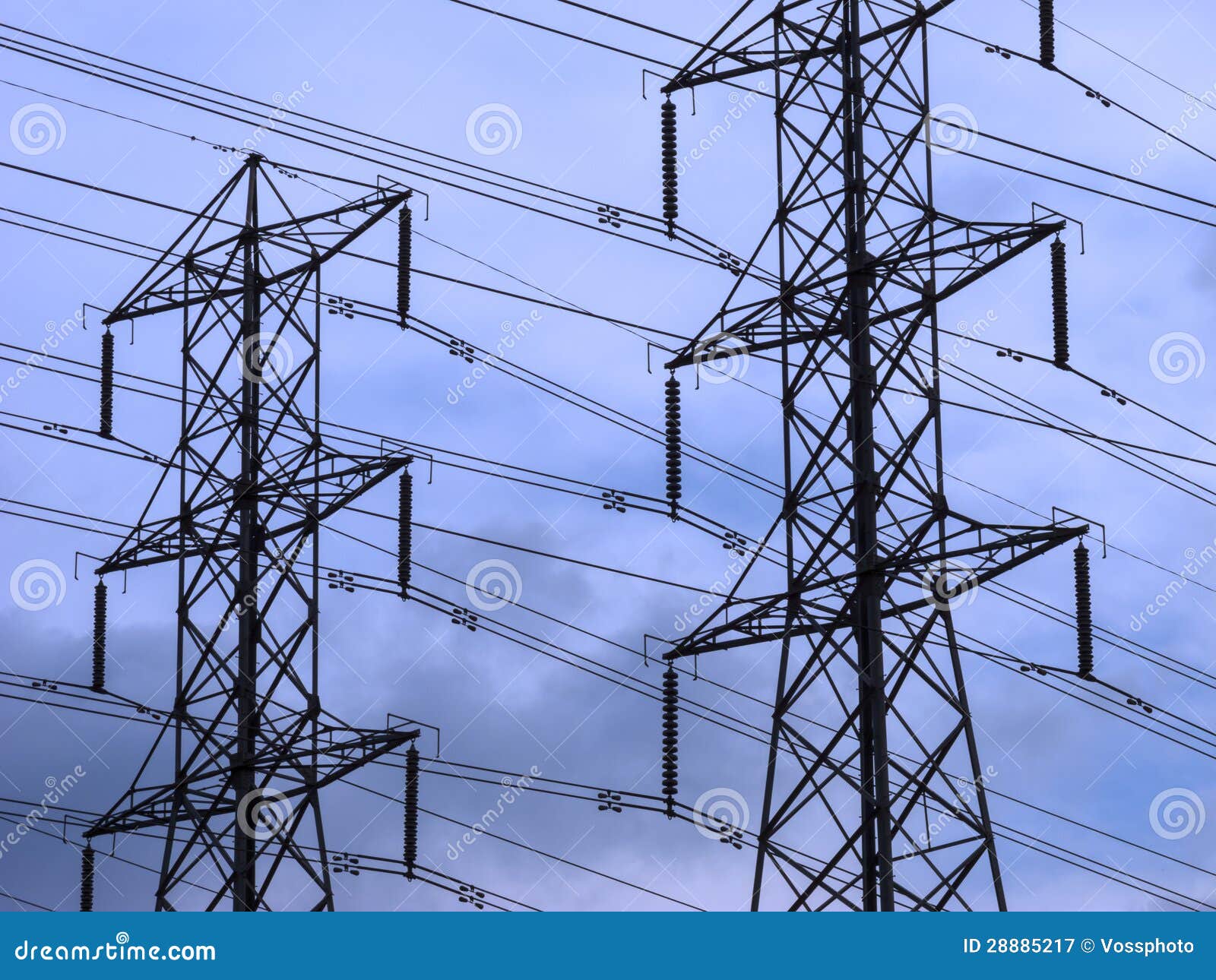 Clouds and Power stock image. Image of infrastructure - 28885217