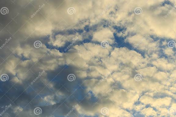 Clouds after Rain before Sunset As a Background Stock Photo - Image of ...