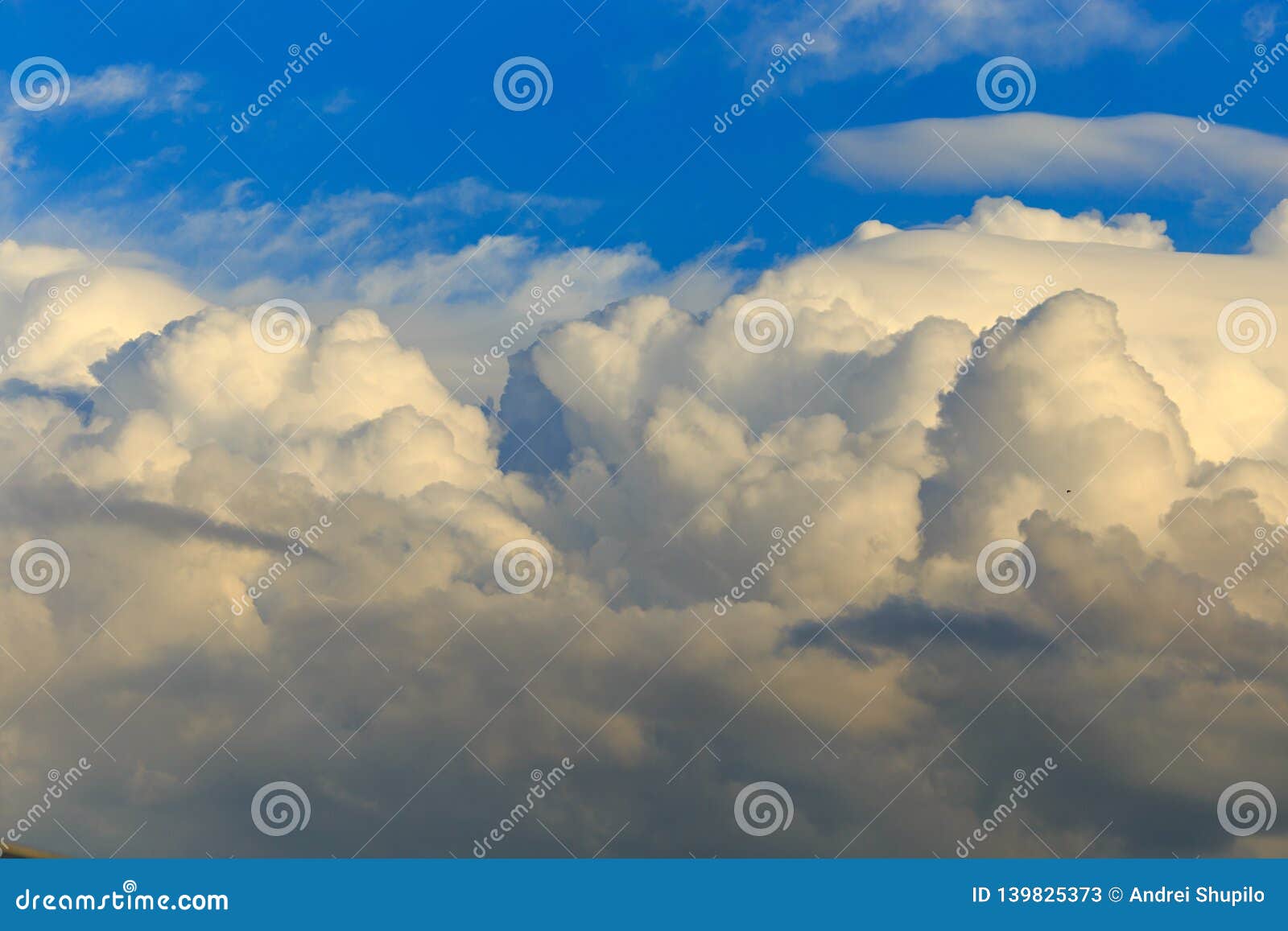 Clouds after Rain before Sunset As a Background Stock Image - Image of ...