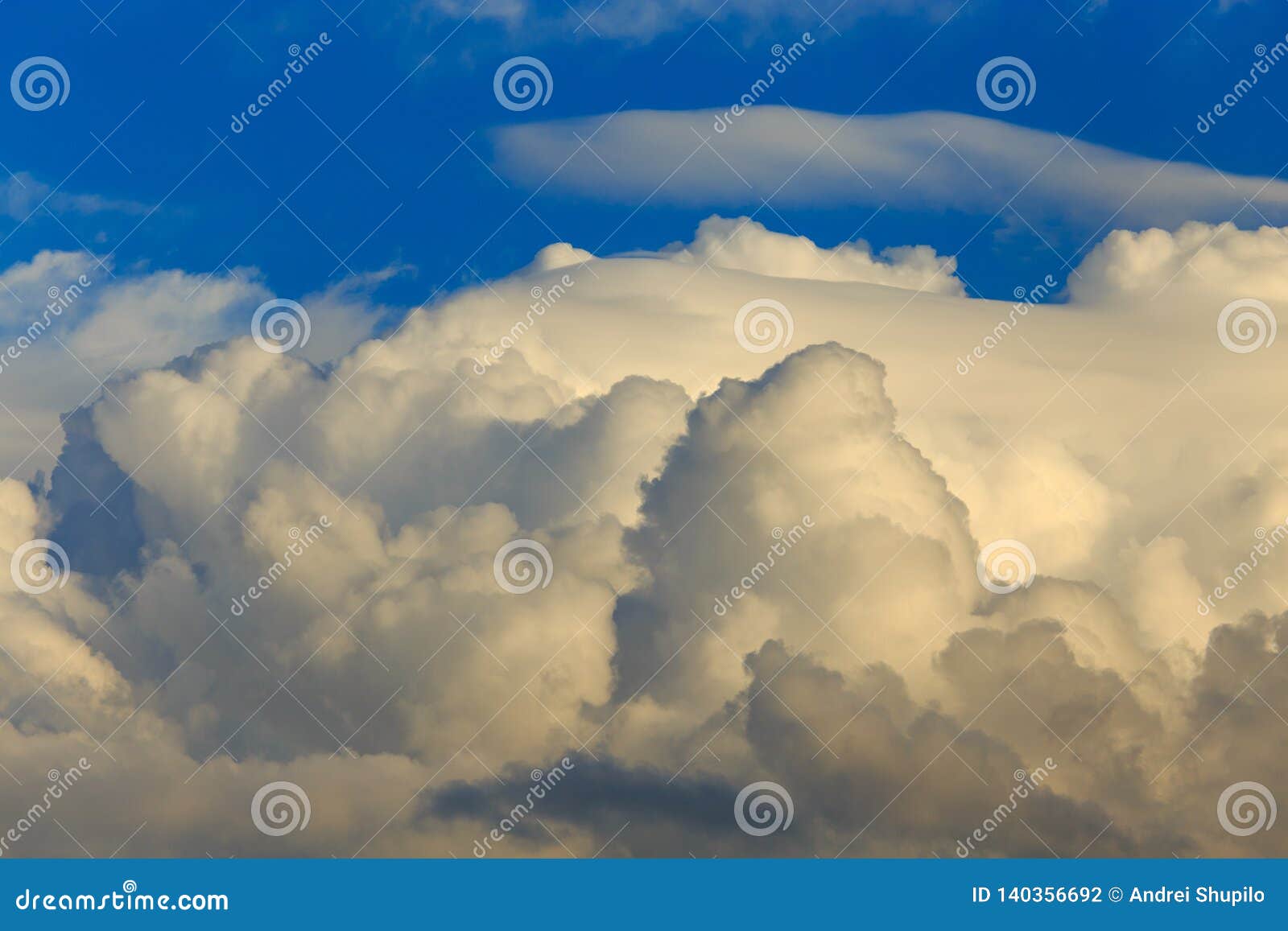 Clouds after Rain before Sunset As a Background Stock Photo - Image of ...