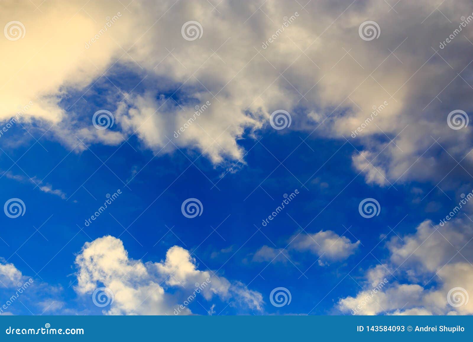 Clouds after Rain before Sunset As a Background Stock Image - Image of ...