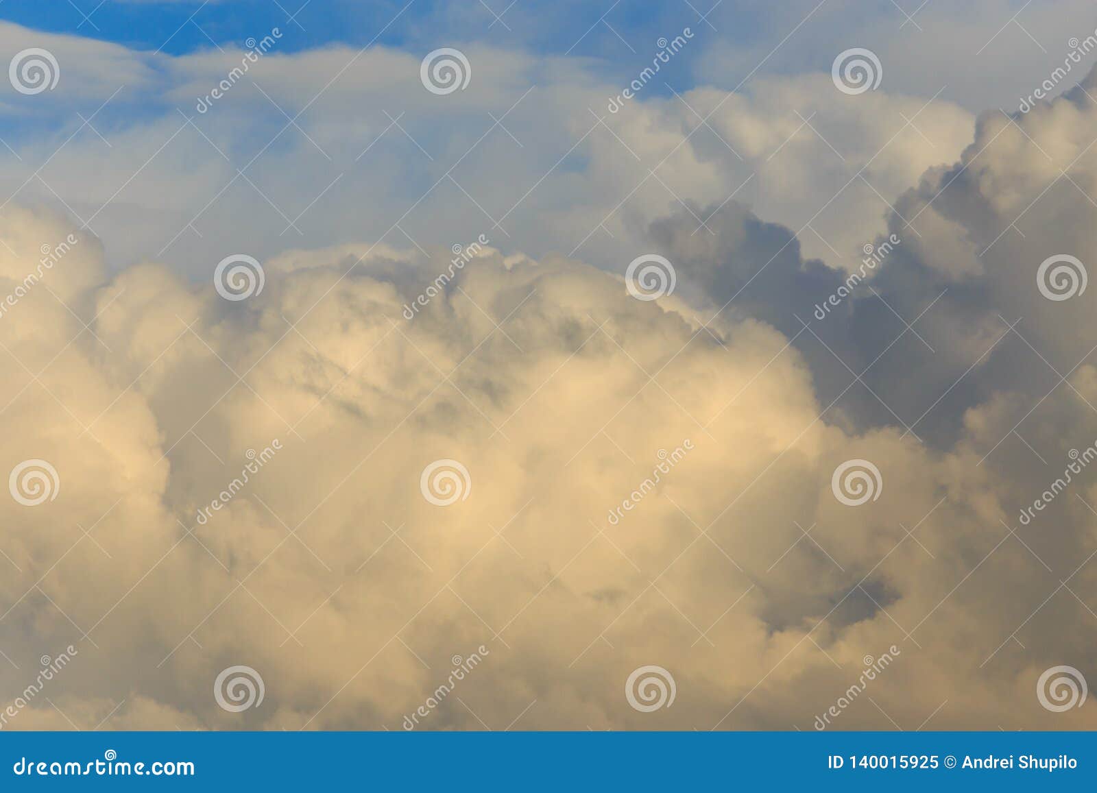 Clouds after Rain before Sunset As a Background Stock Image - Image of ...