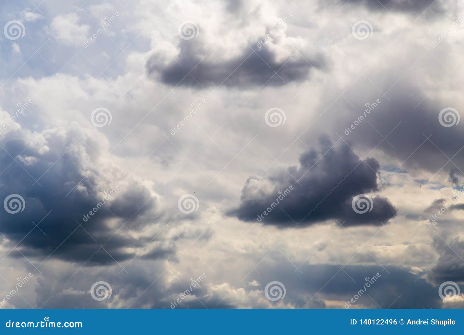 Clouds after Rain before Sunset As a Background Stock Photo - Image of ...