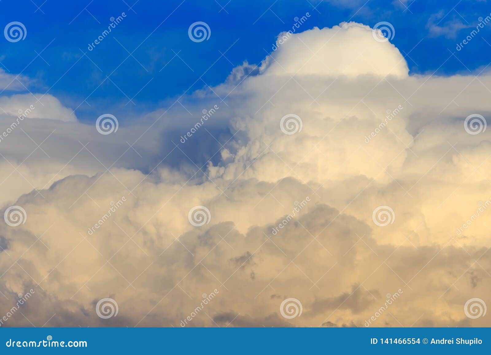 Clouds after Rain before Sunset As a Background Stock Photo - Image of ...