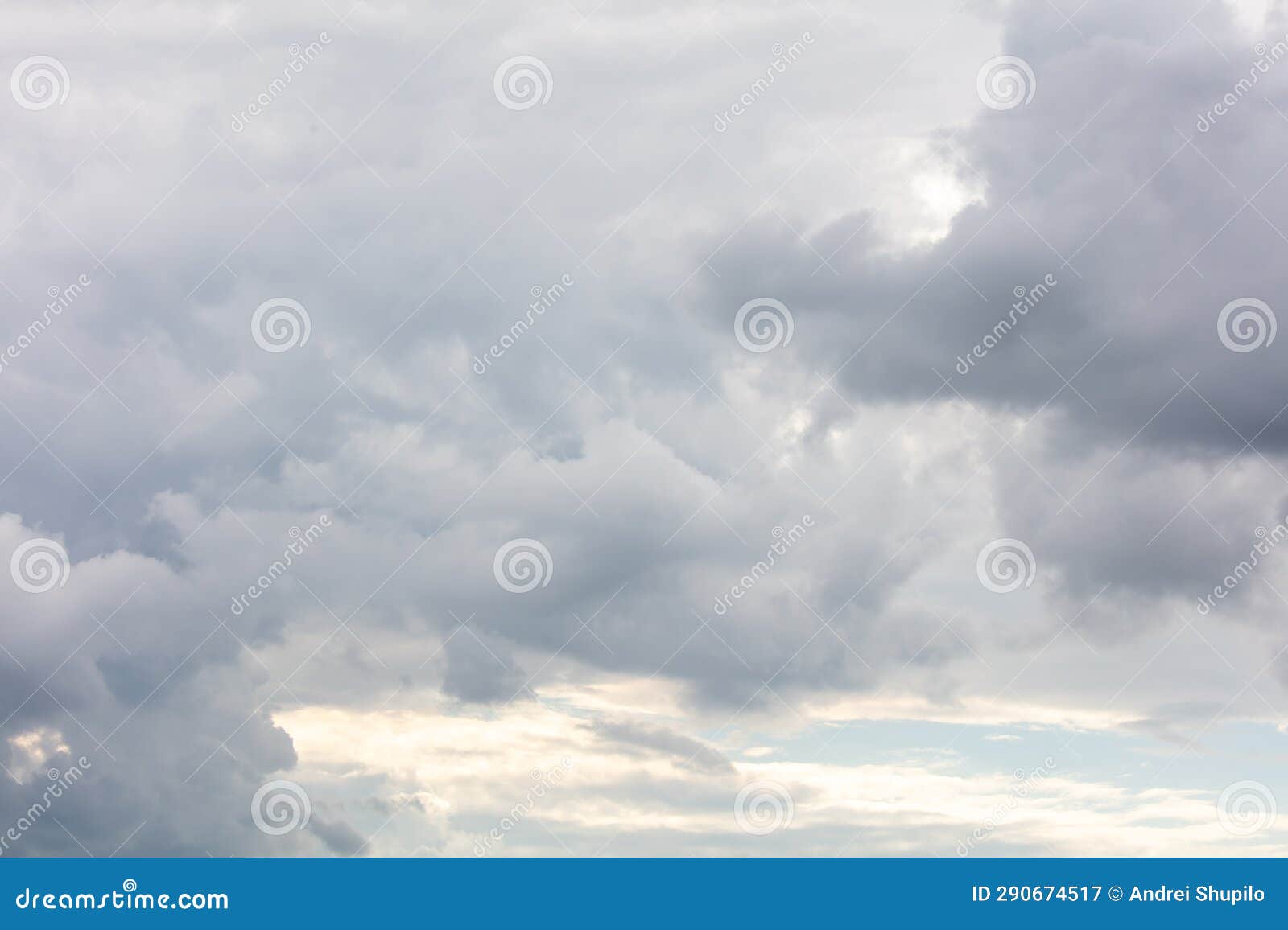 Clouds after Rain at Sunset. Background Stock Image - Image of ...