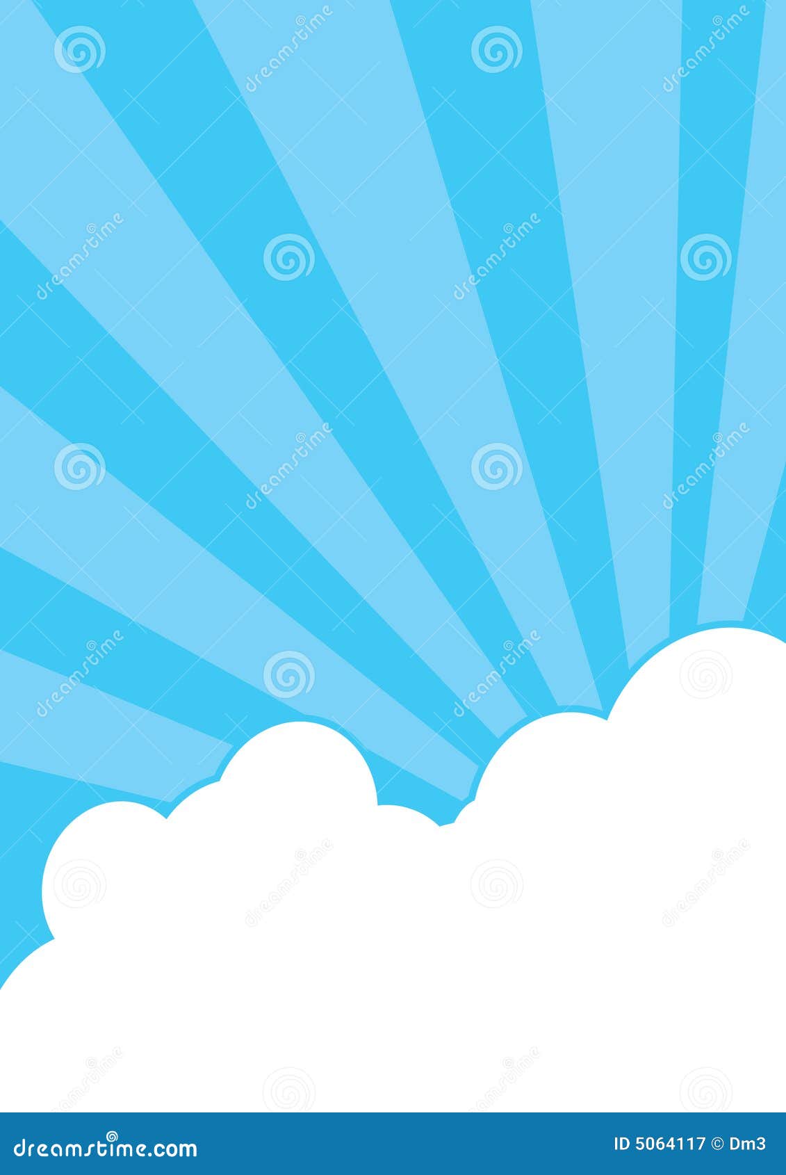 Clouds_and_rays stock vector. Illustration of design, wallpaper - 5064117