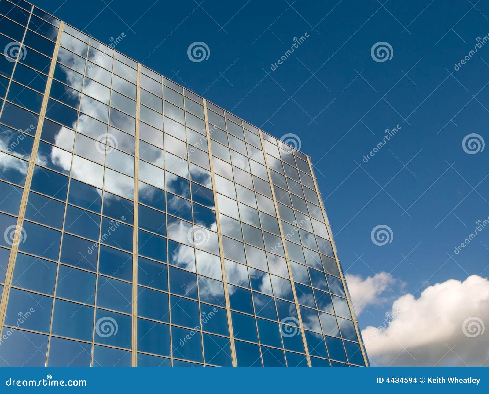 Clouds Reflected in Windows Stock Photo - Image of design, architecture ...