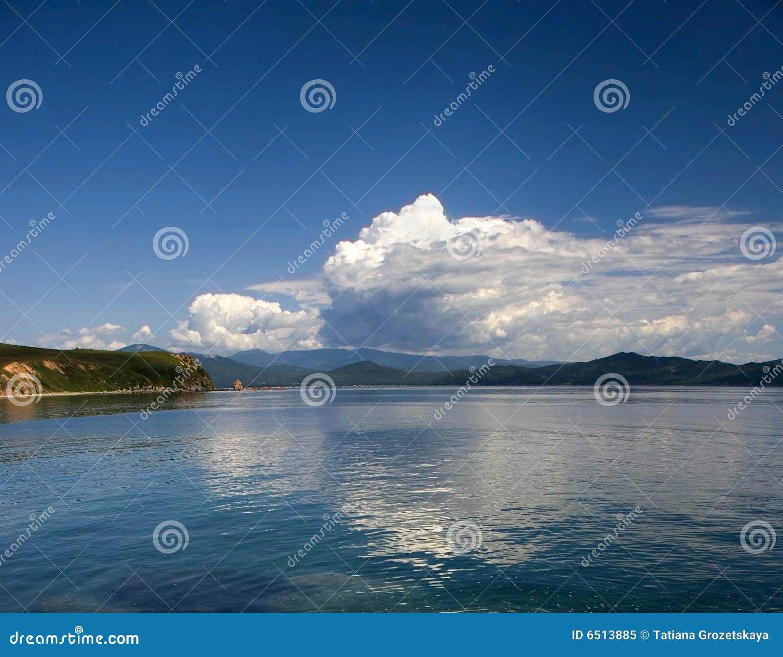 Clouds reflecting in water stock image. Image of beauty - 6513885
