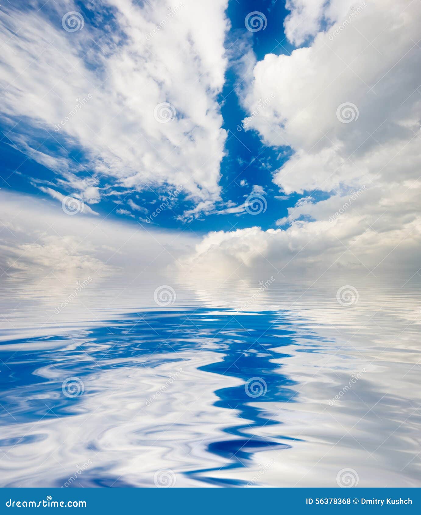 Clouds reflections stock photo. Image of idyllic, reflection - 56378368