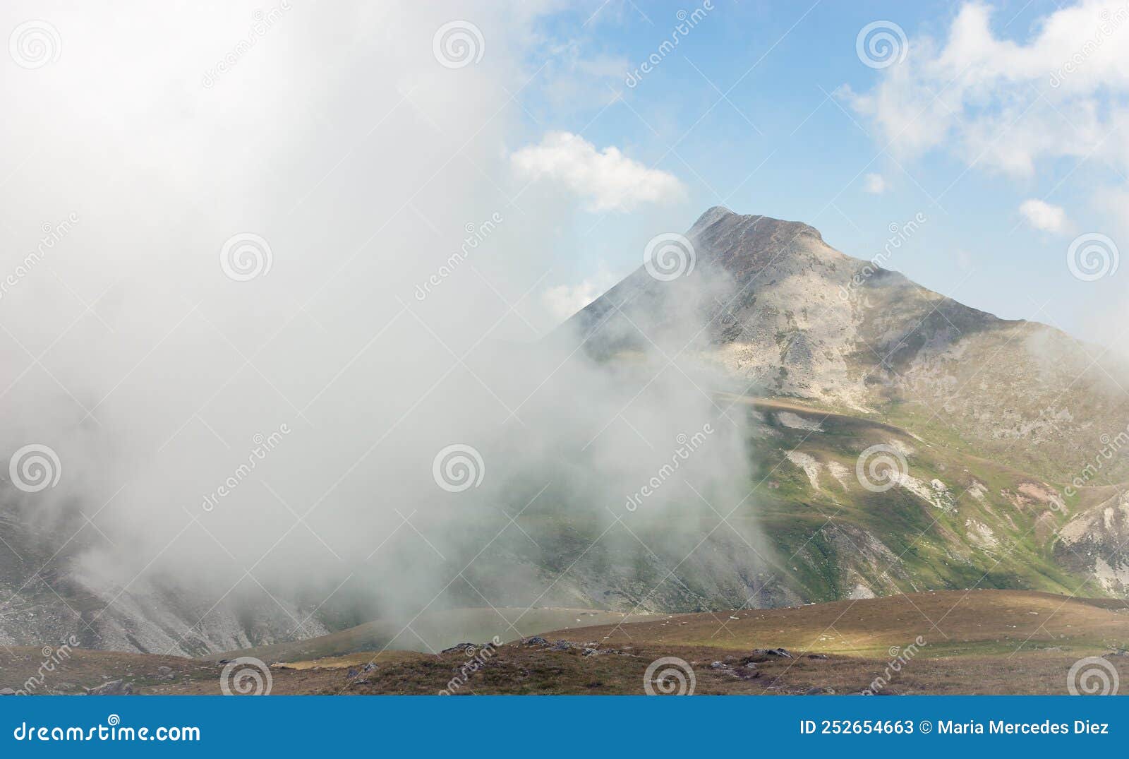 Original Clouds Rising in the Mountains Stock Image - Image of wild ...