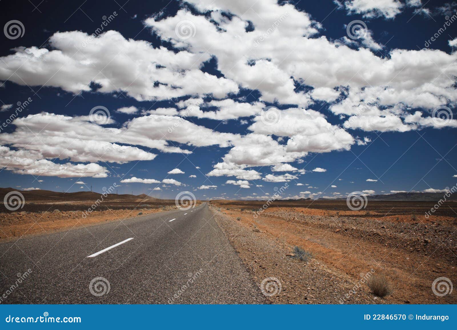 Clouds and the road stock photo. Image of clouds, white - 22846570