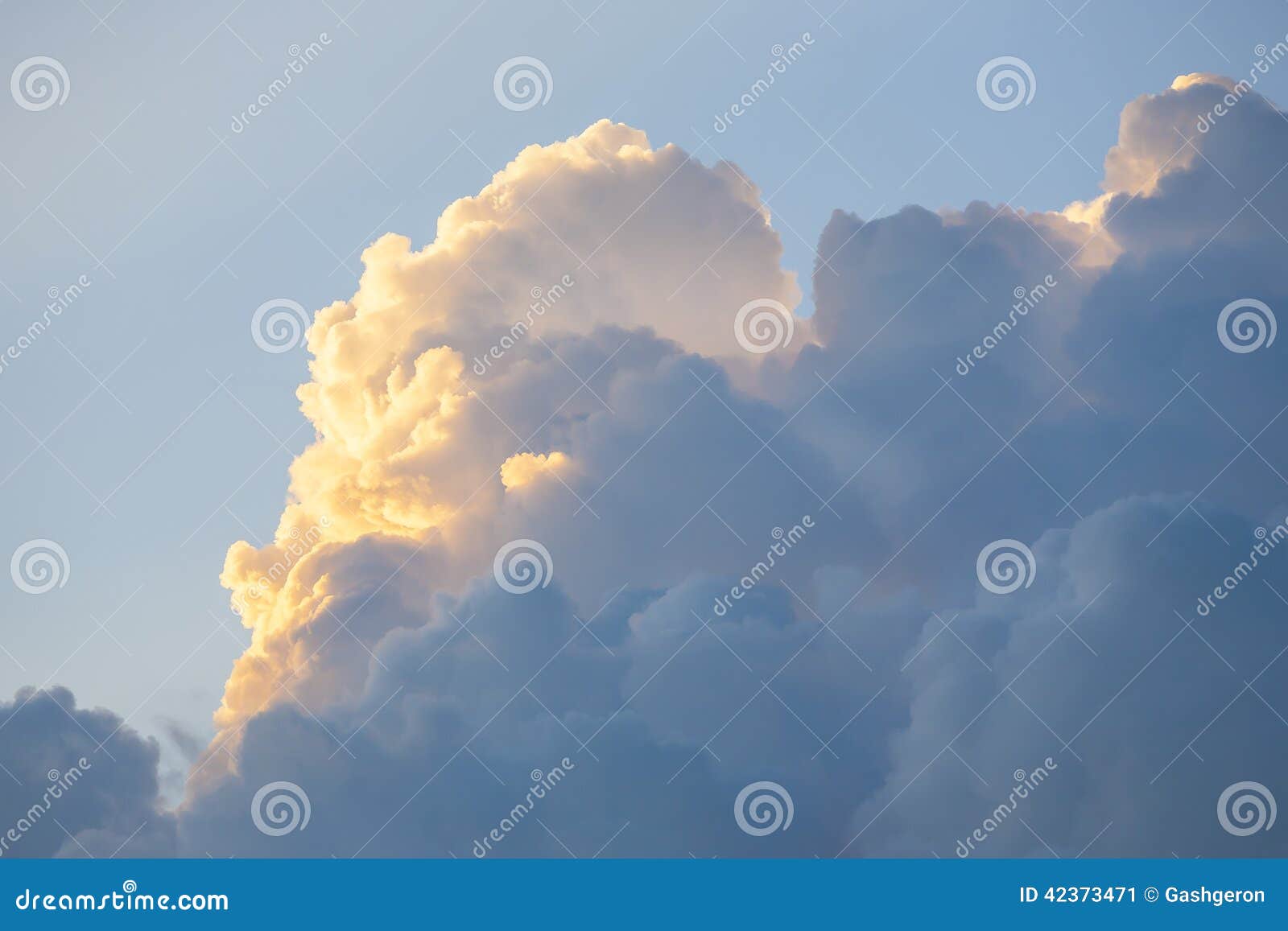 Clouds, Scene with Space for Text. Stock Image - Image of thunderstorm ...