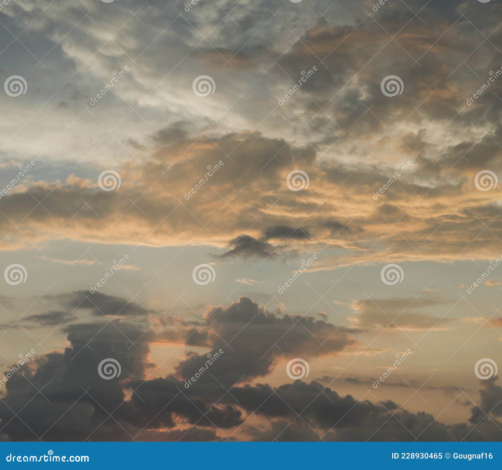 Clouds seen from ground stock image. Image of flight - 228930465