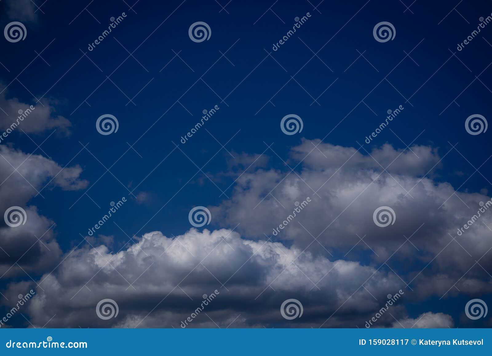 Clouds with Shadow at the Bottom of the Picture Stock Image - Image of ...