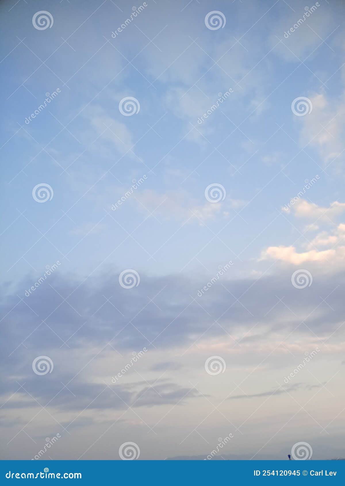 Clouds on the Sky Afternoon View, Theres No Sunset Stock Image - Image ...