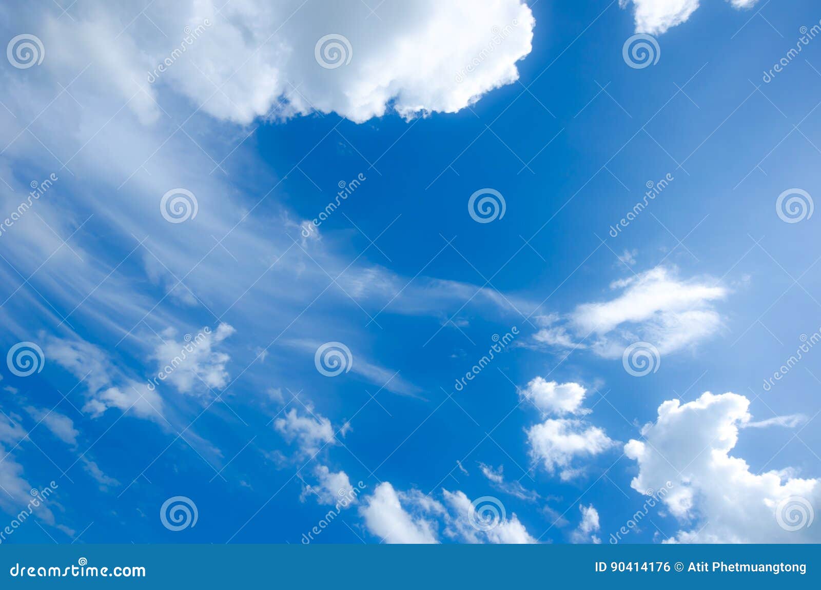 Clouds in the Sky Background. Stock Photo - Image of climate, heaven ...