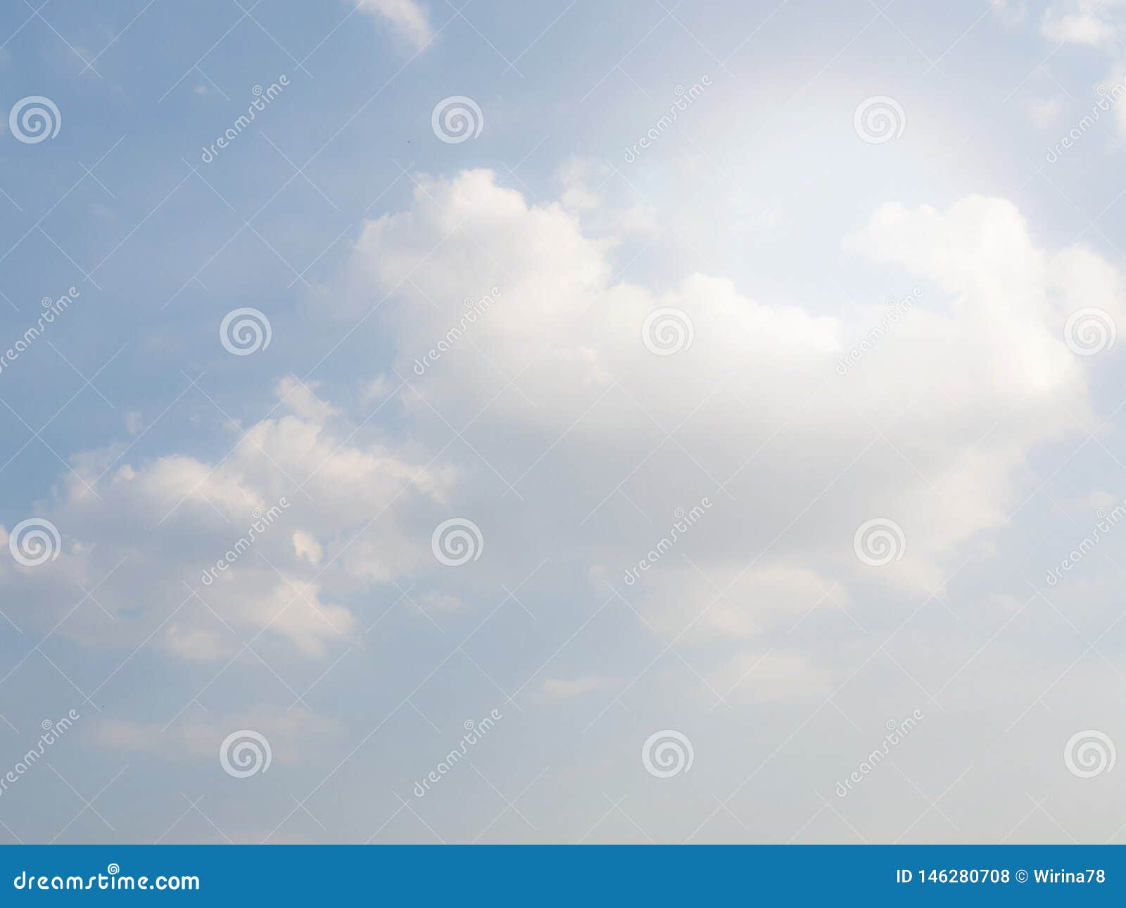 The Clouds in the Sky. Gentle Blue Background Stock Photo - Image of ...