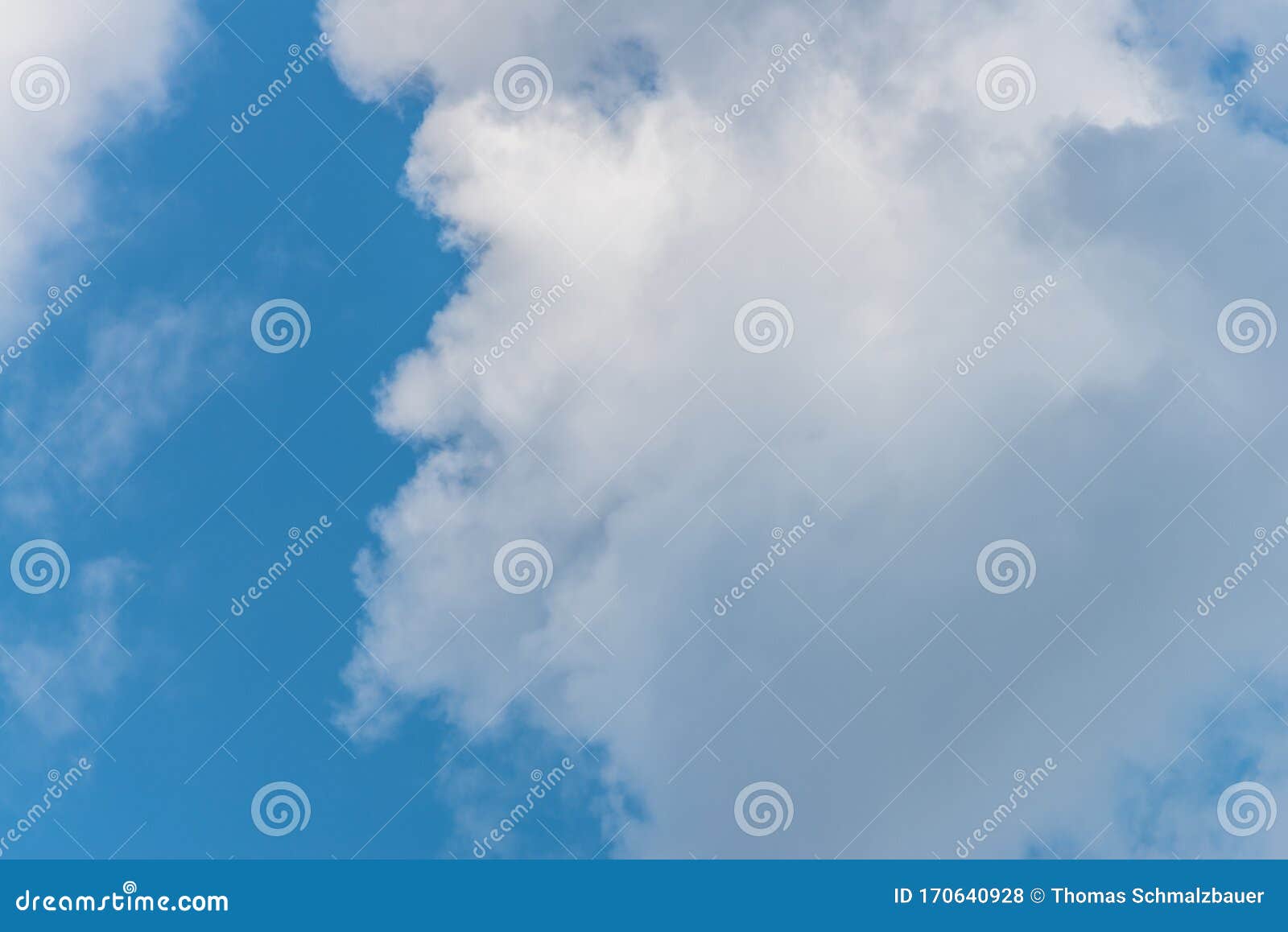 Clouds in the Sky that Look Like Faces Pareidolia Stock Photo - Image ...