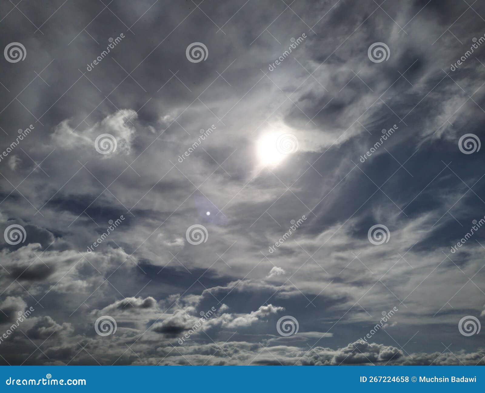 Sky view in the evening. stock photo. Image of supportive - 267224658