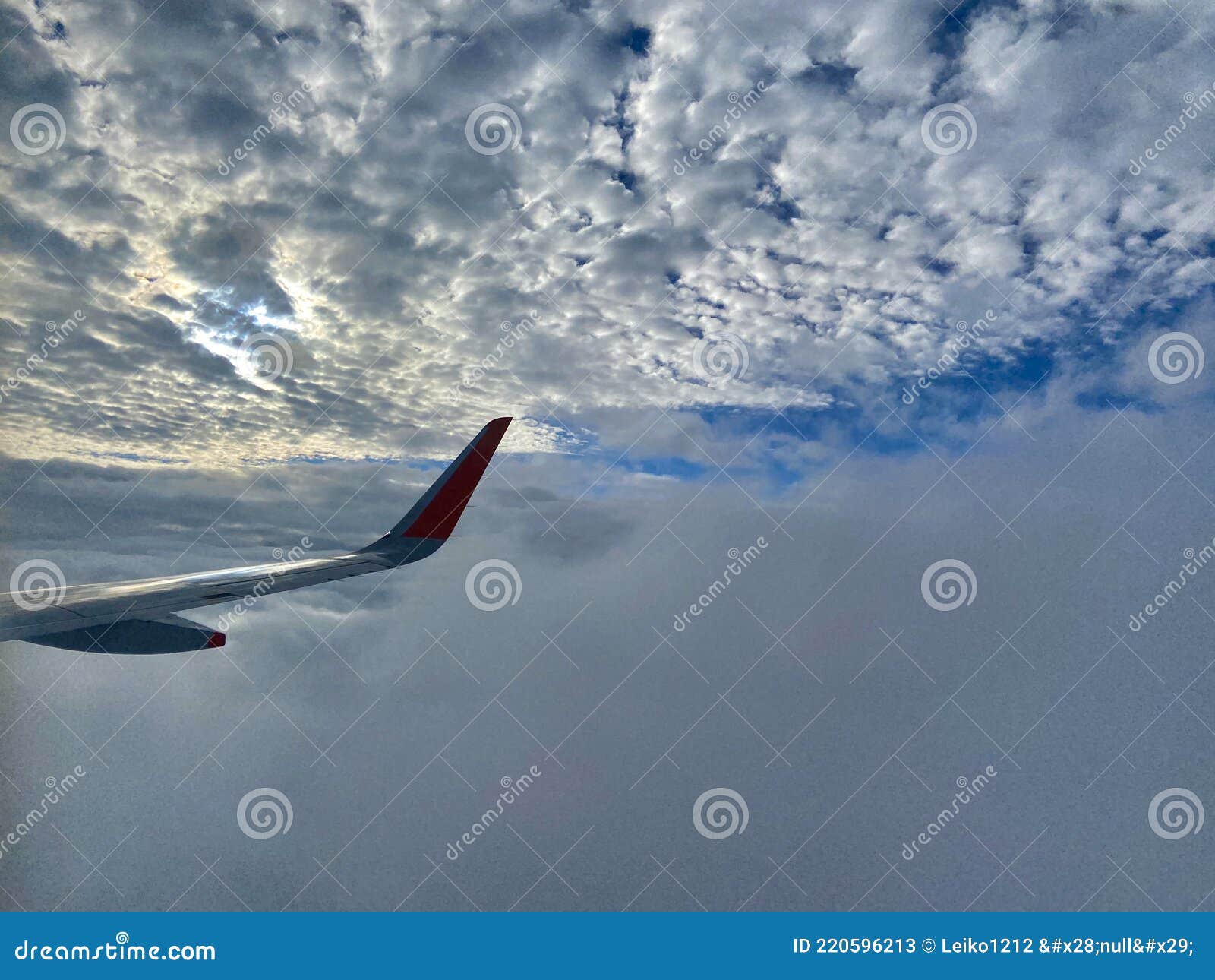 Beautiful Sky View from Airplane Stock Image - Image of beautiful ...
