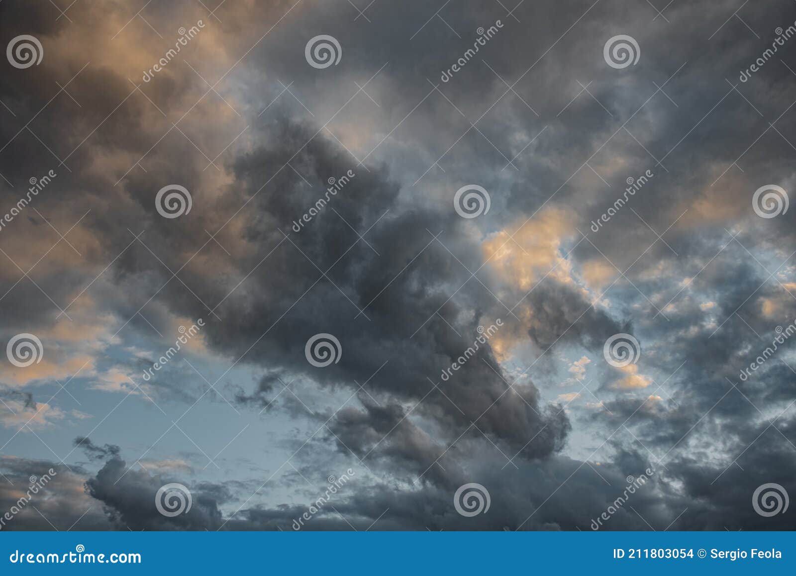 Spectacular Clouds in the Sky Stock Photo - Image of summer, beautiful ...