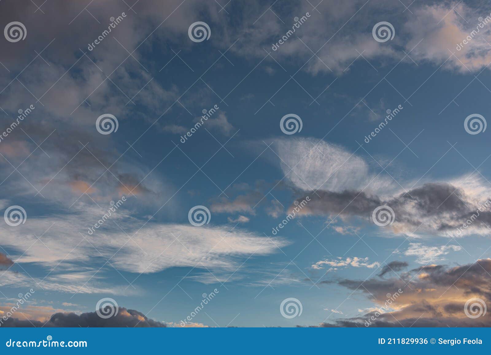 Spectacular Clouds in the Sky Stock Photo - Image of cirrus, atmosphere ...