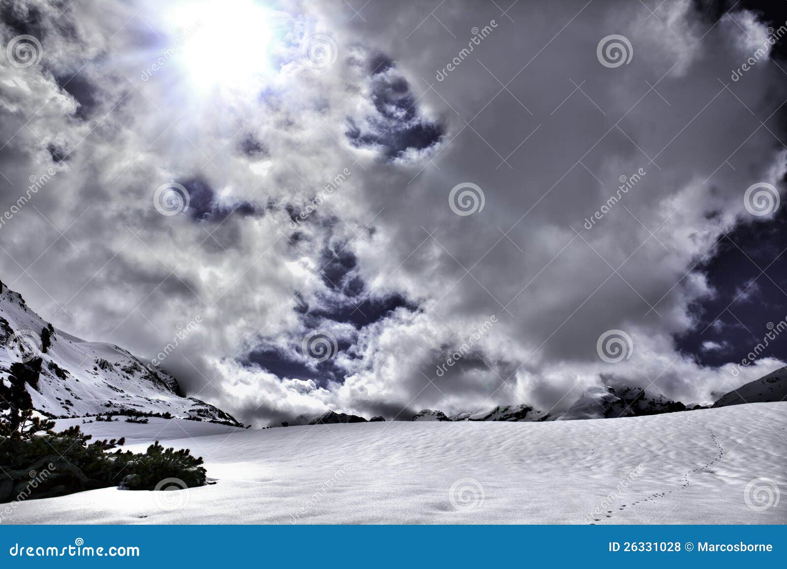 Clouds & Snow stock photo. Image of weather, rocks - 26331028