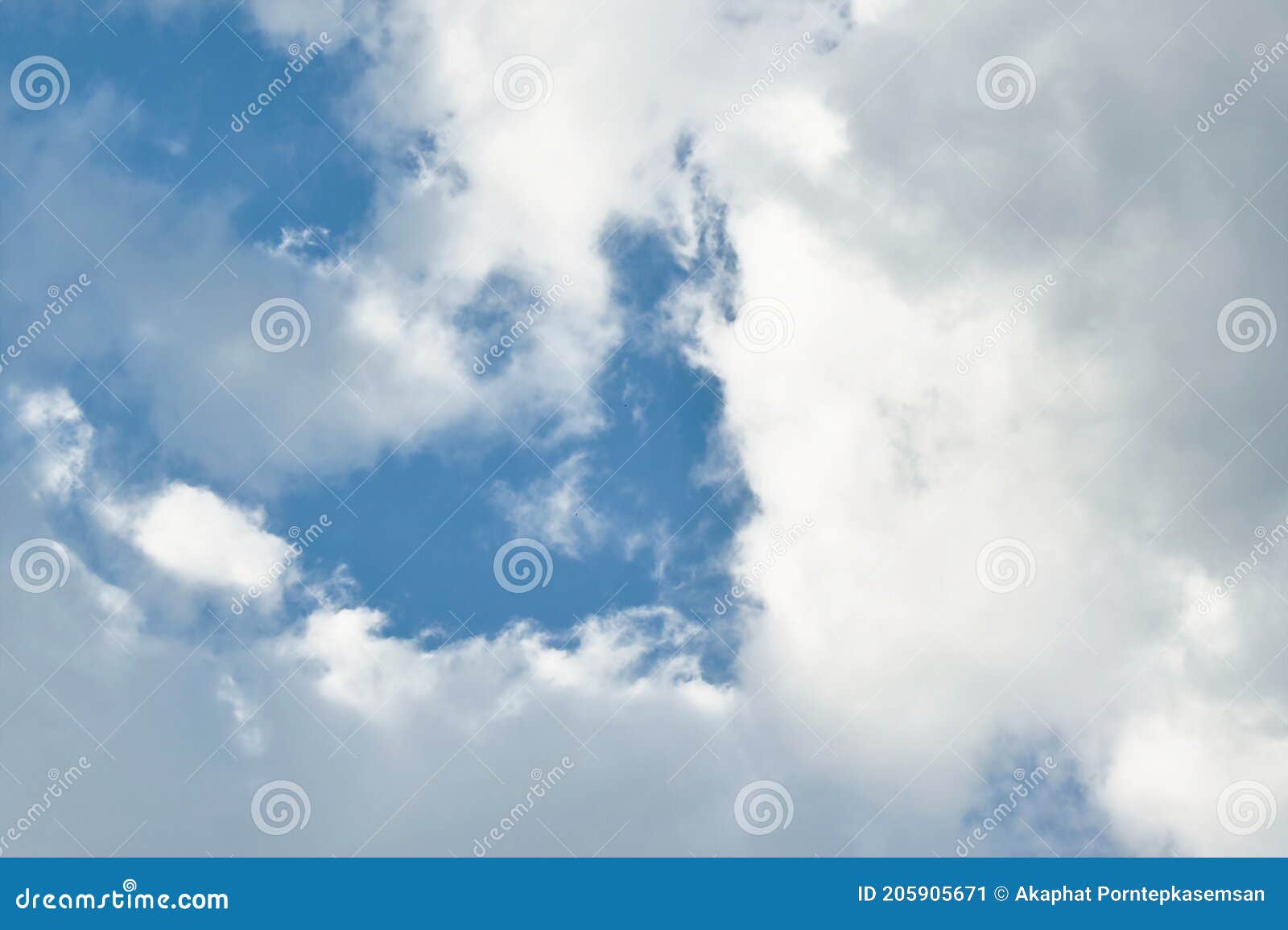 Clouds Spreading on Bright Sky in Sunny Day Stock Image - Image of ...