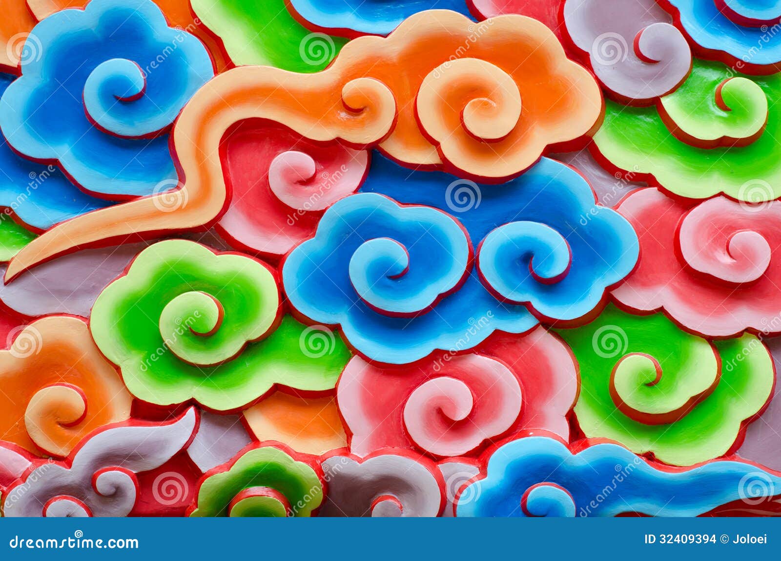 Clouds statue stock photo. Image of architecture, design - 32409394