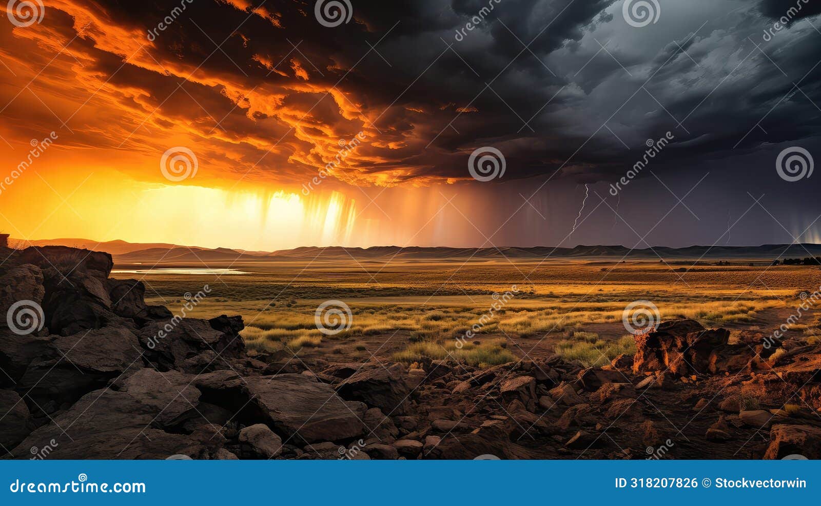 Clouds storm light stock illustration. Illustration of darkness - 318207826