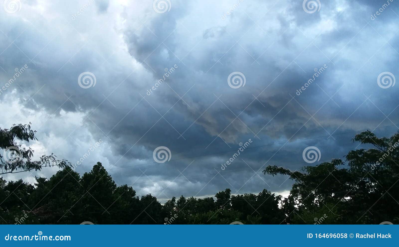 Clouds Storm Wind Rain Nature Stock Photo - Image of clouds, storm ...