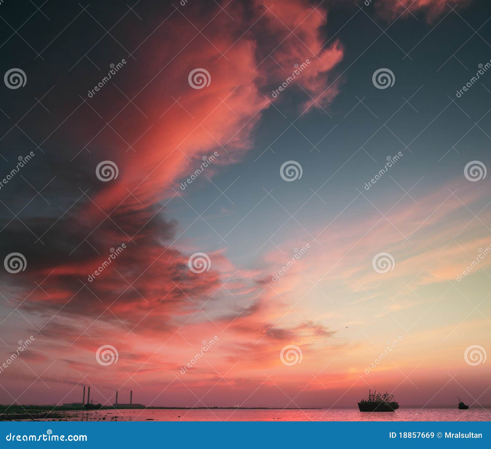 Clouds Story stock image. Image of clouds, surf, sunset - 18857669