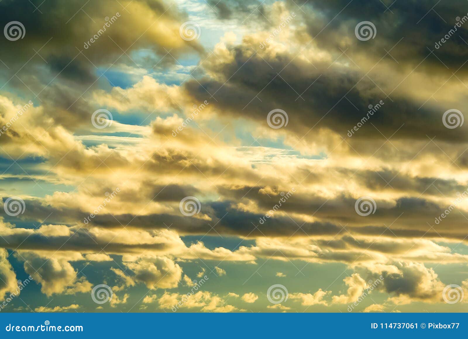 Clouds with Strong Wind in Sky Stock Image - Image of summer, outdoor ...