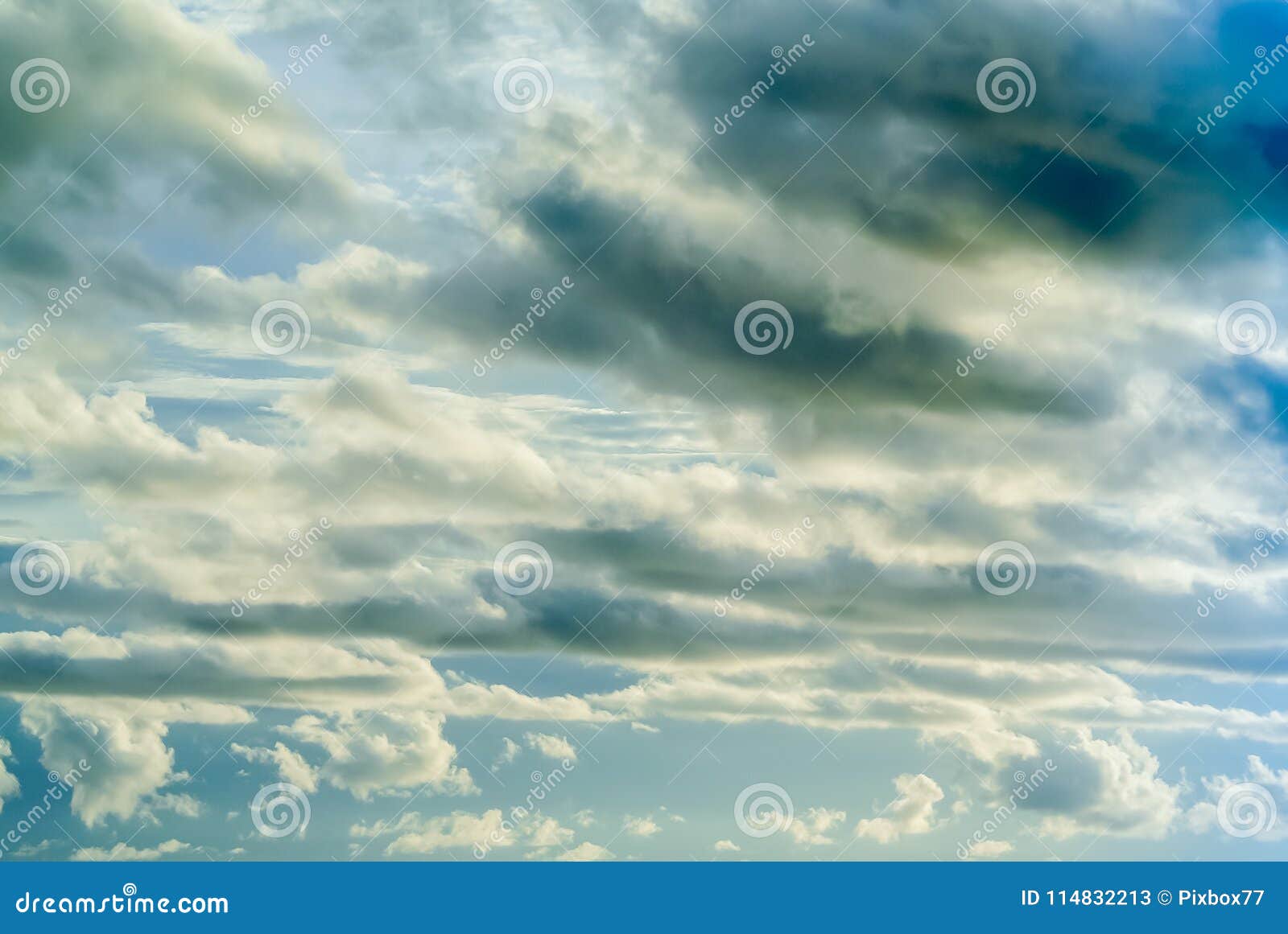 Clouds with Strong Wind in Sky Stock Image - Image of abstract ...