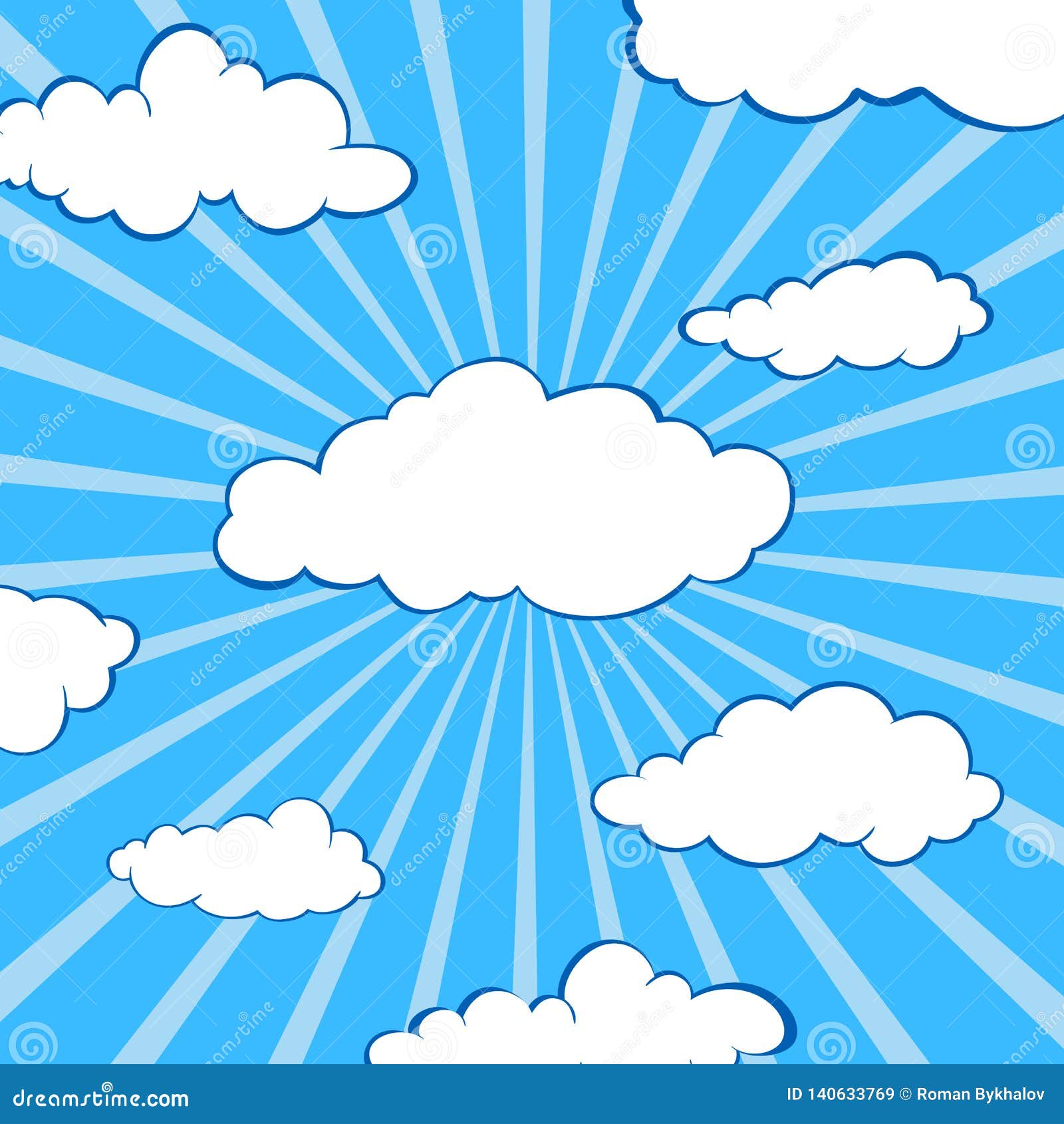 Clouds stylized flat set stock vector. Illustration of cartoon - 140633769