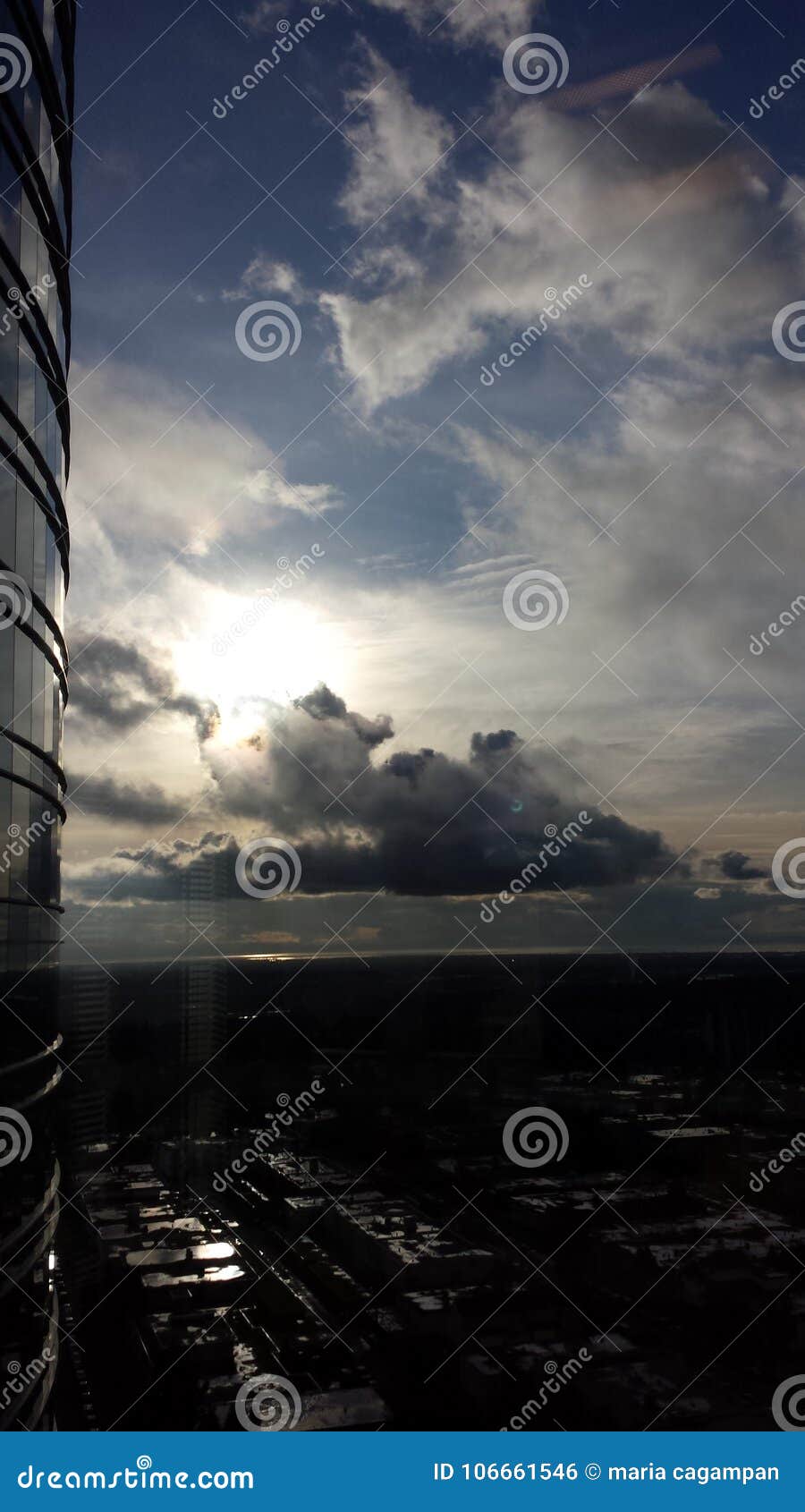 Dull Sky after the rain stock photo. Image of dark, rain - 106661546