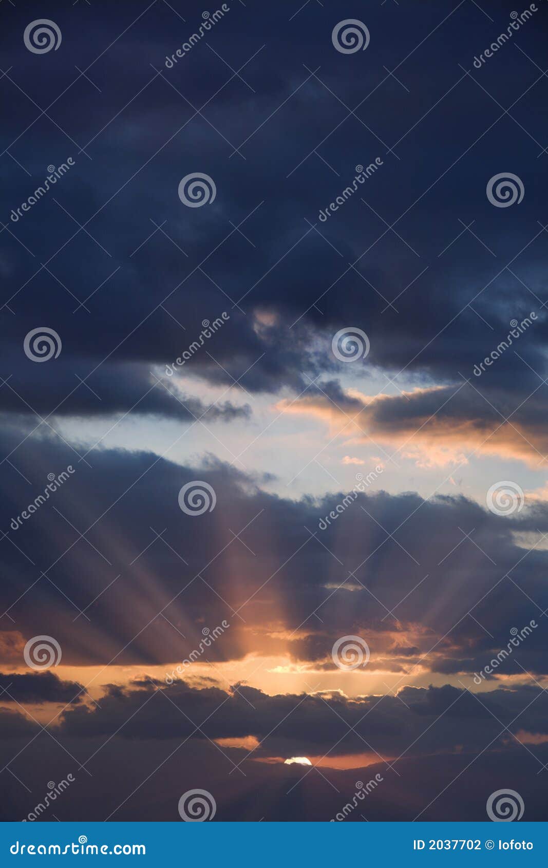 Clouds at sunrise. stock photo. Image of skyscape, nature - 2037702