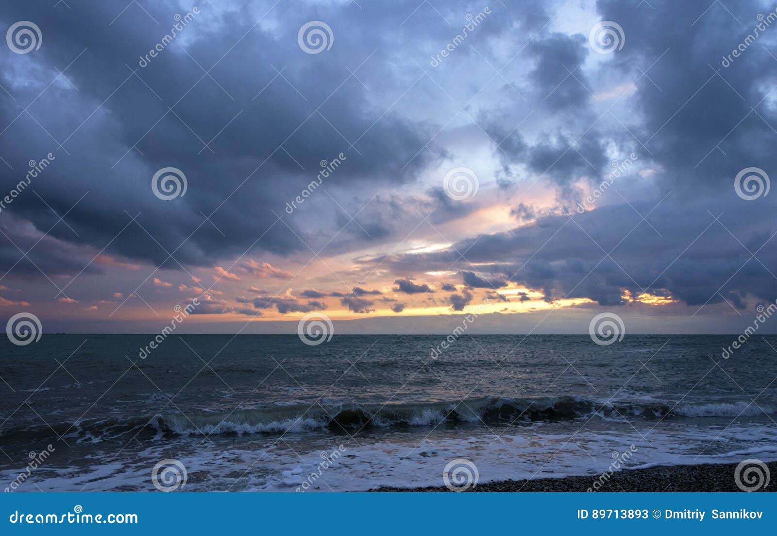 Clouds at sunset. stock image. Image of beautiful, clouds - 89713893