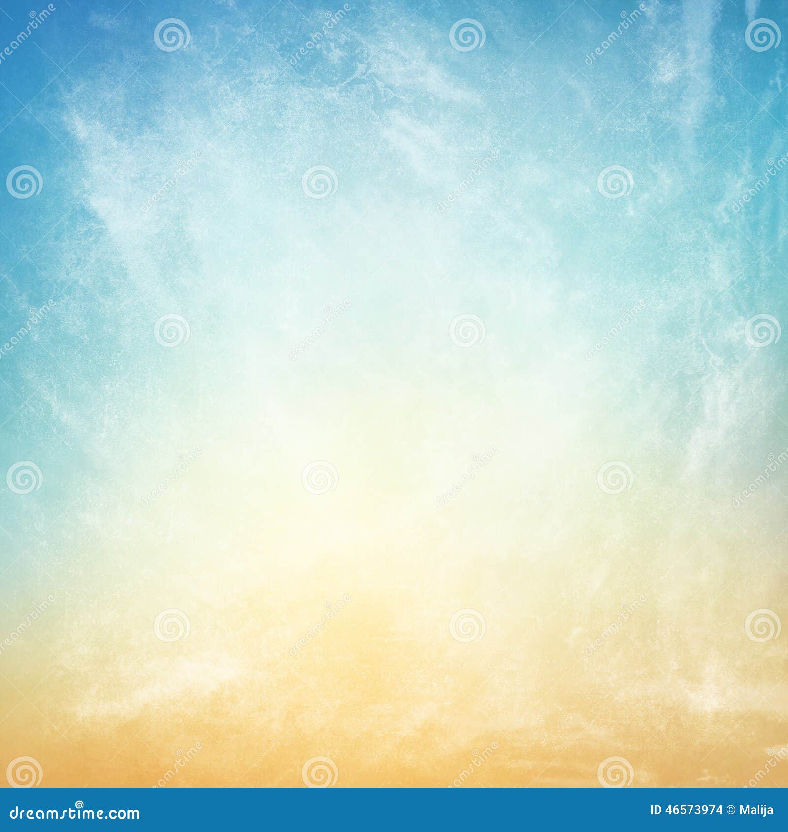 Clouds on a Textured Vintage Paper Background Stock Illustration ...