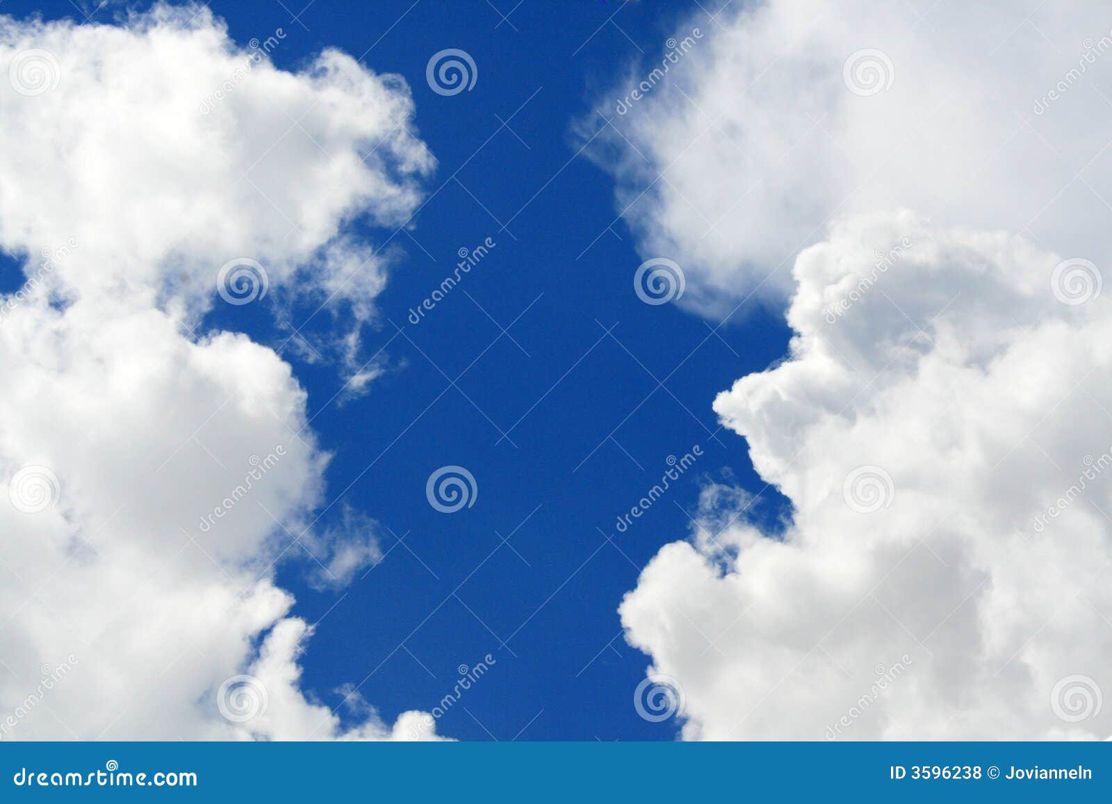 Clouds in two columns stock photo. Image of clouds, blue - 3596238