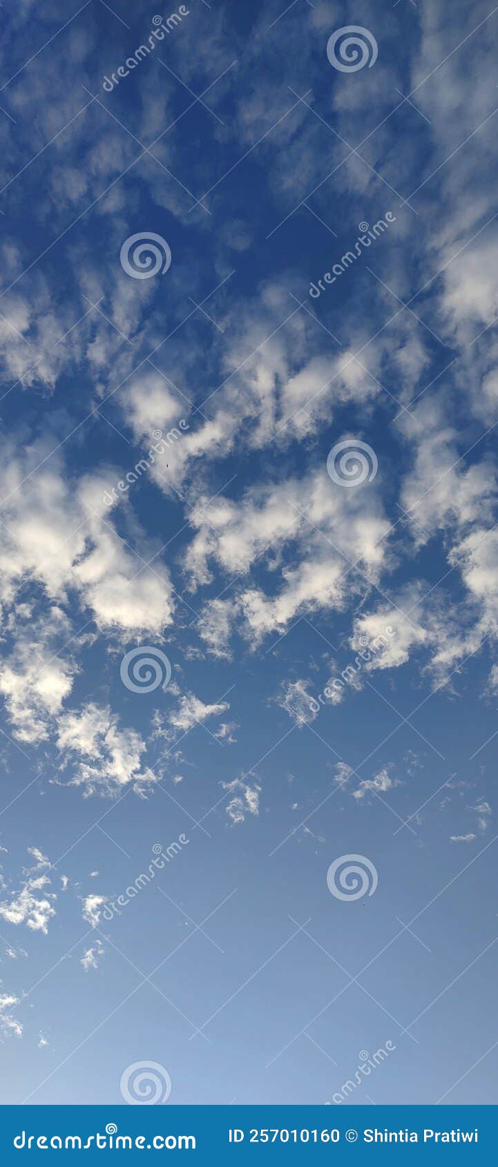Clouds Up High in the Blue Sky Stock Photo - Image of clouds, high ...